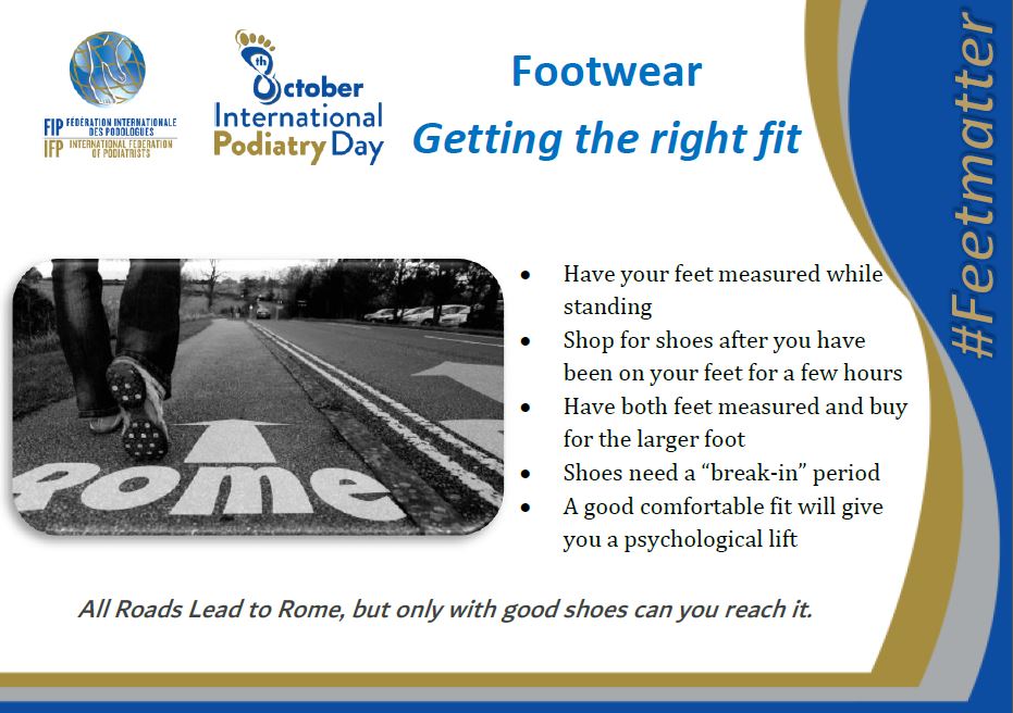 Tus pies en buenas manos | Utiliza el calzado correcto
